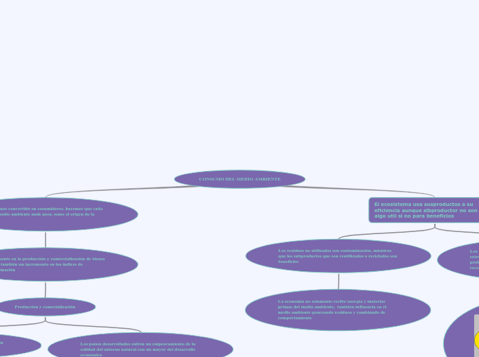 Consumo Del Medio Ambiente Mind Map